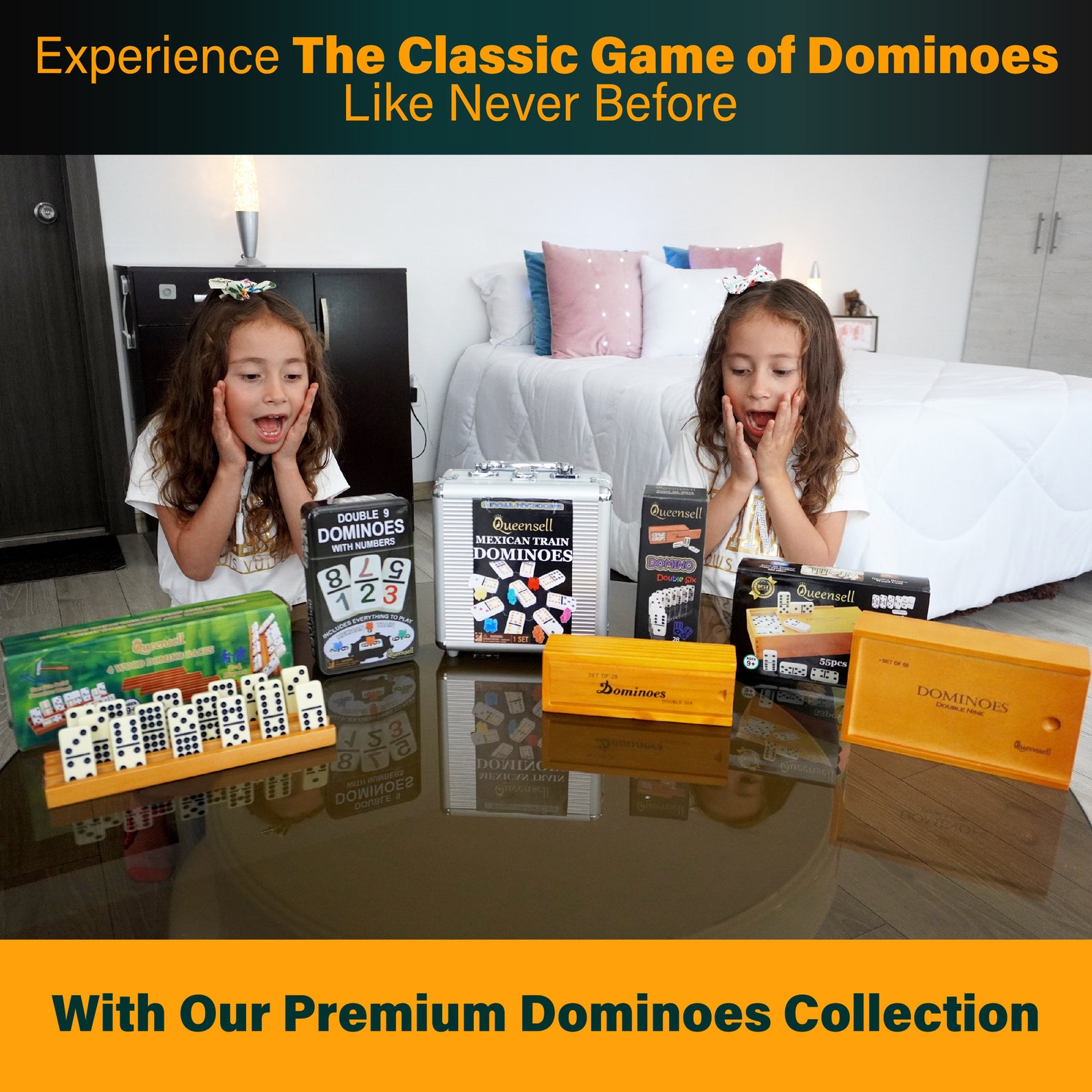 Dominoes Set for Adults for Families and Kids Ages 9 and up Classic ...