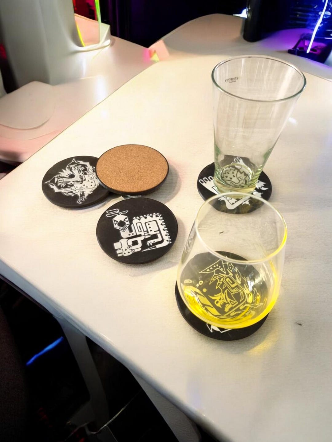 Monster Hunter World Coasters | Finished With Cork - Etsy