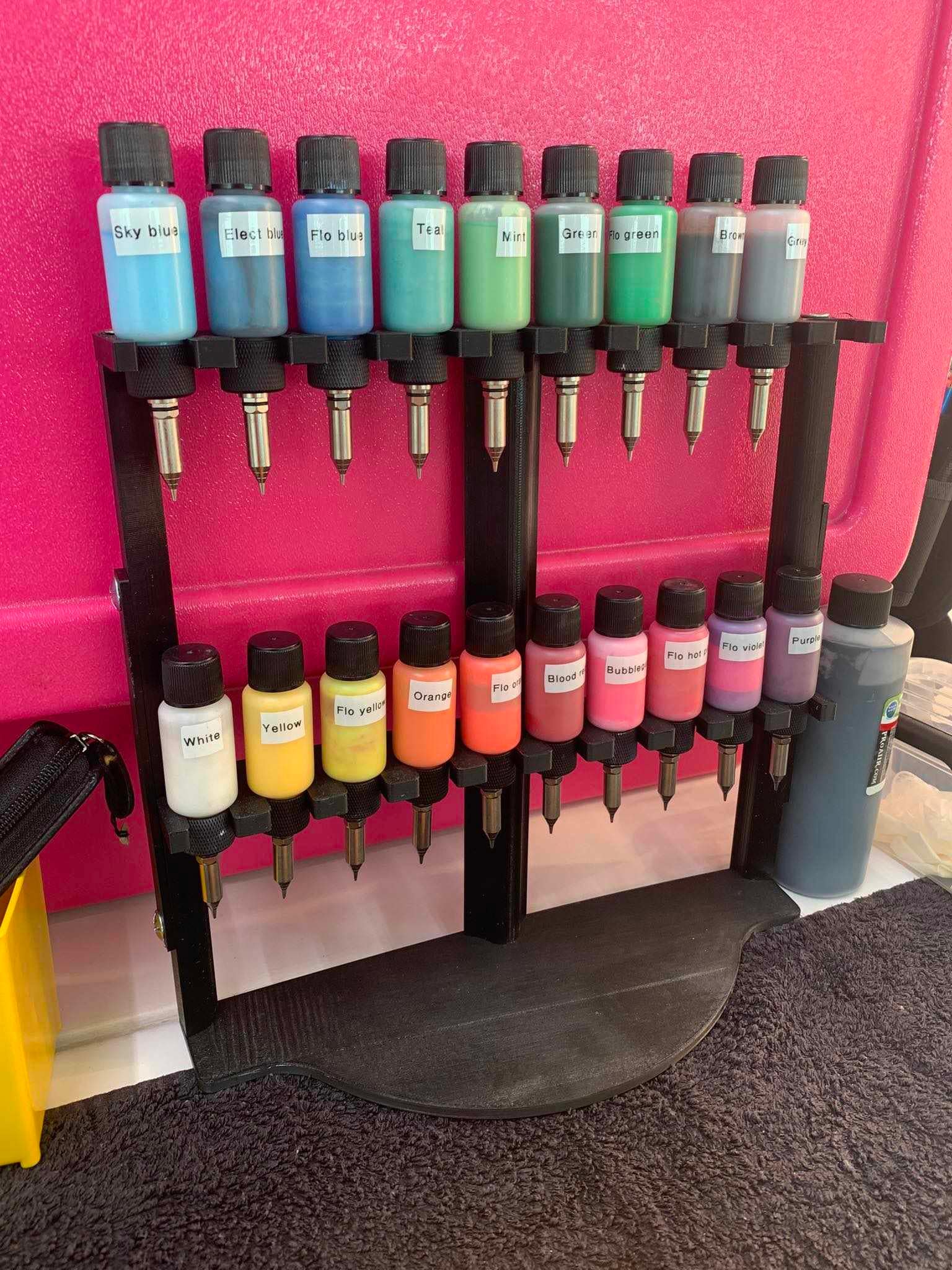 Airbrush Paint Bottle Rack | for Zerog Systems | Max. 20 Bottles - Etsy