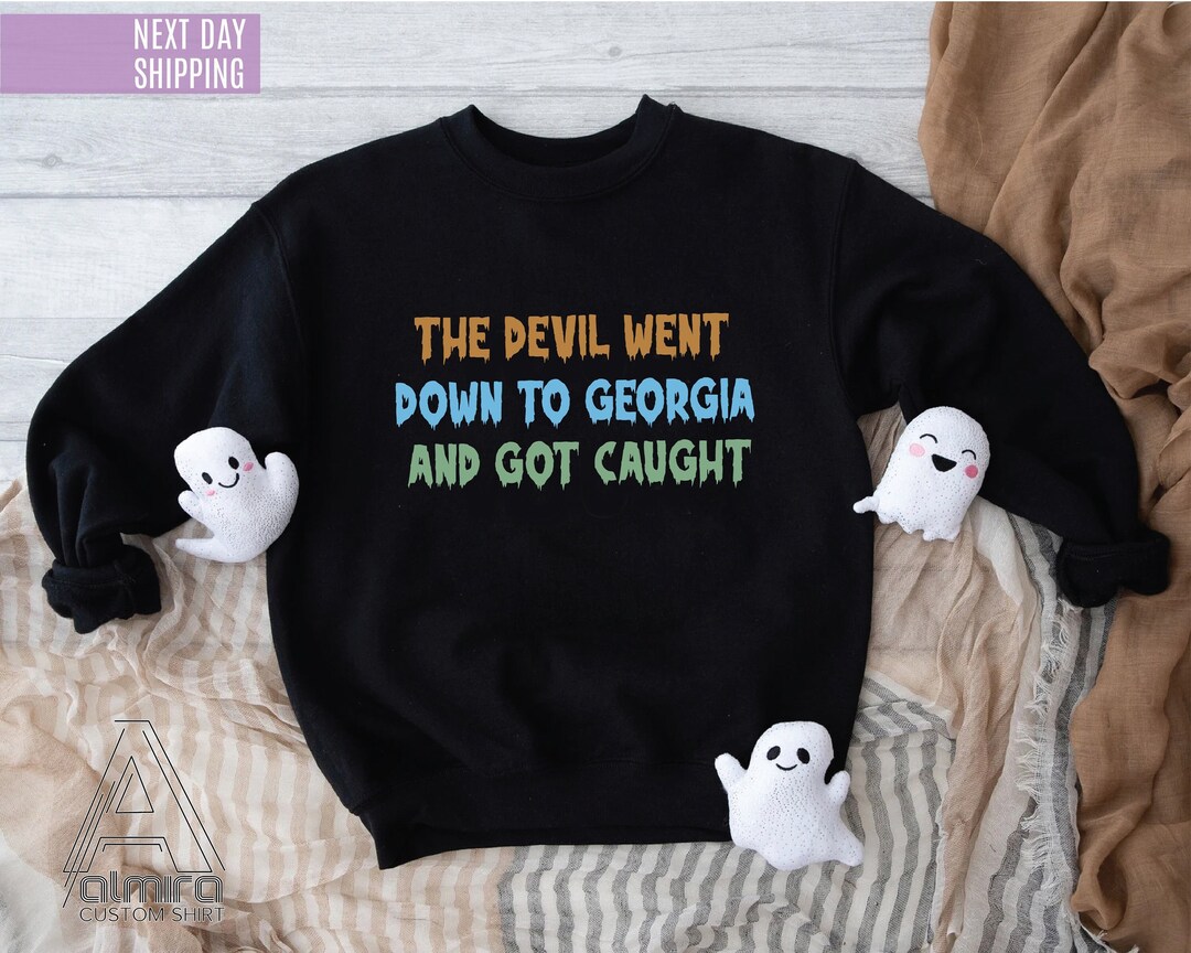 Devil Went Down to Georgia Indictment Sweatshirt,democrat Gift Sweat ...