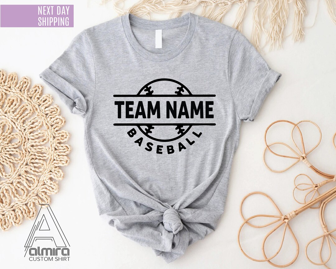 Baseball Custom Team Name Shirt,matching Personalized Team Name Shirt ...