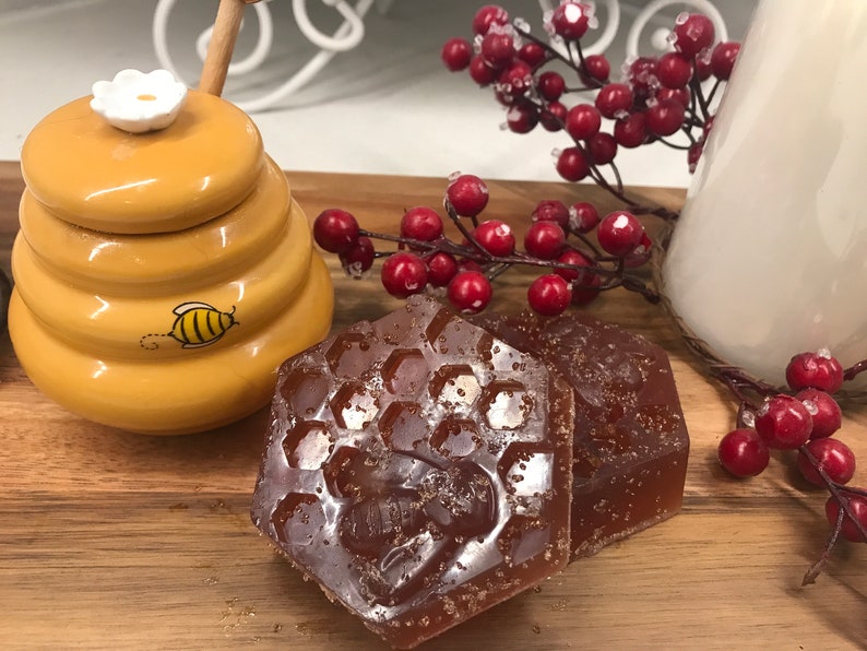 All Natural Glycerin Honey Soap - Etsy