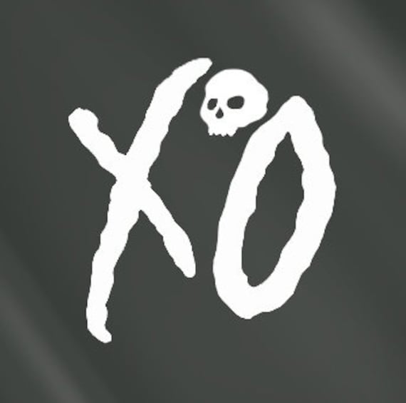 The Weeknd Xo Logo Black