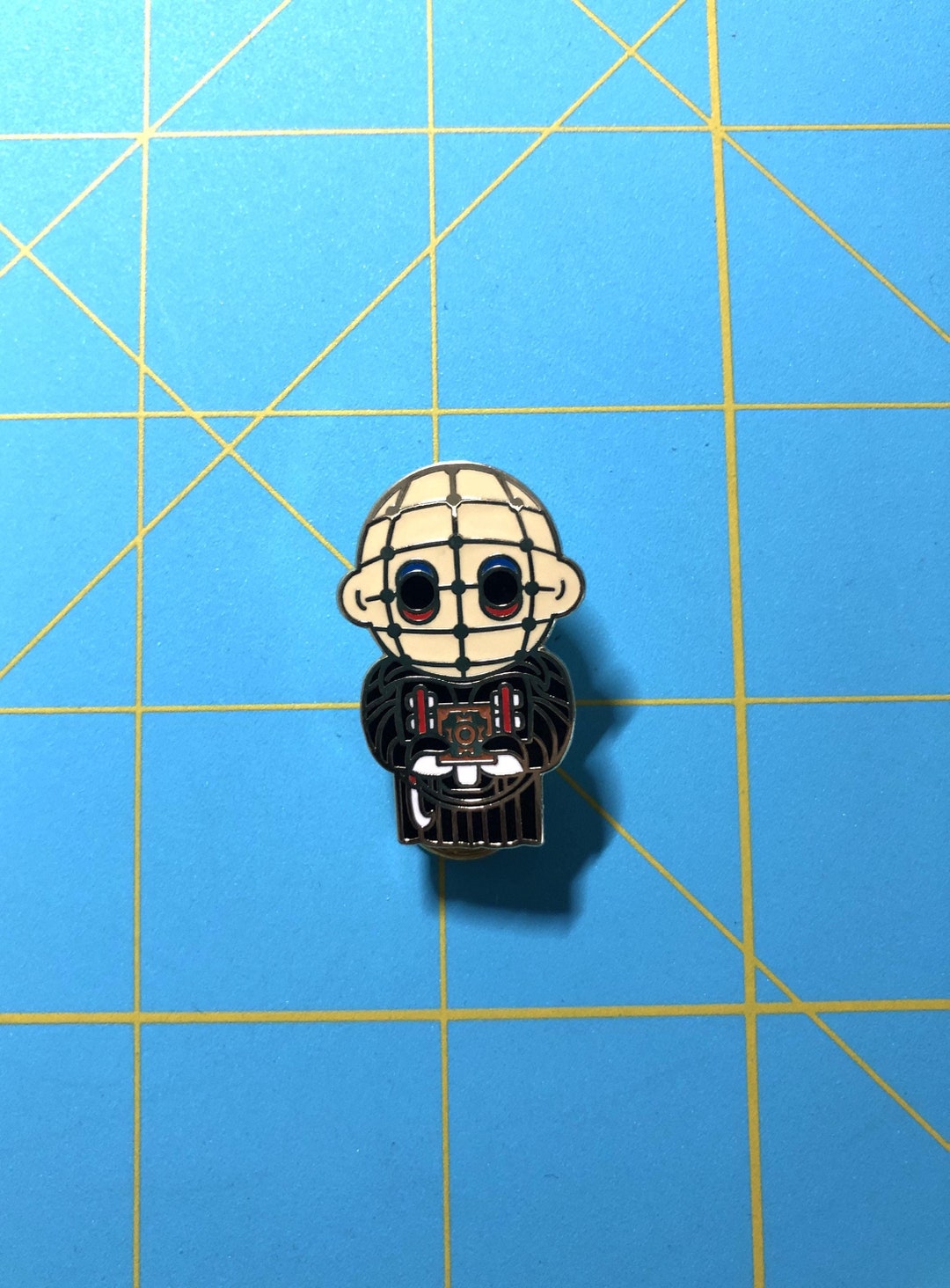 Pinhead Hellraiser Horror Pin Brooch 2 - Etsy