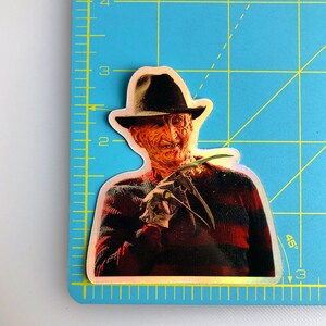 Freddy Krueger Holographic Sticker - Etsy