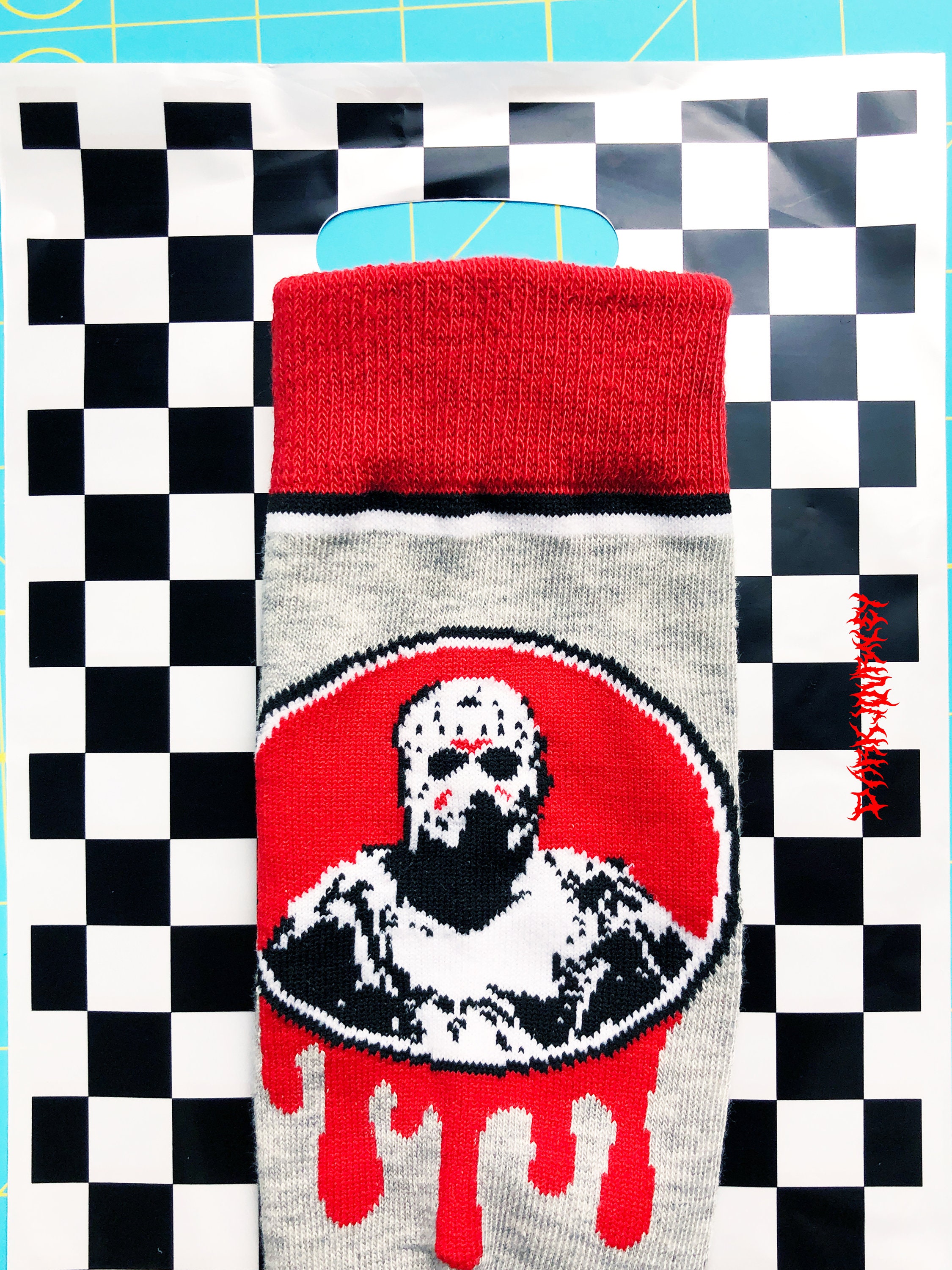 Jason Voorhees Horror Socks 3 - Etsy