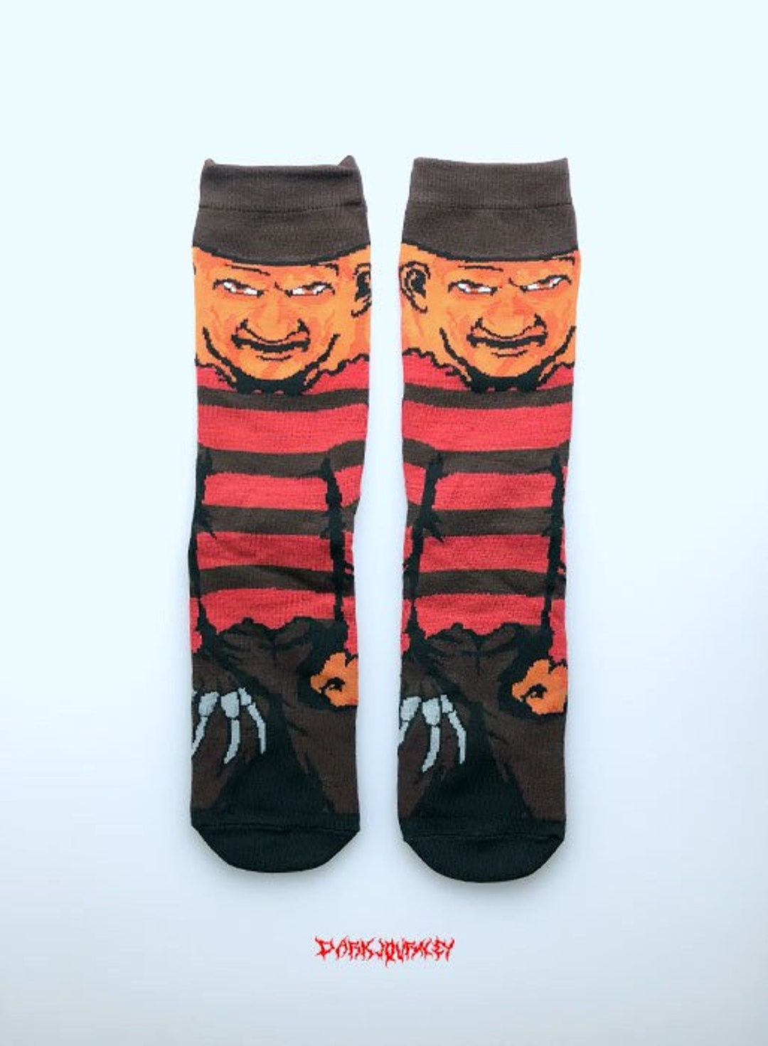 Freddy Krueger Horror Socks 1 - Etsy