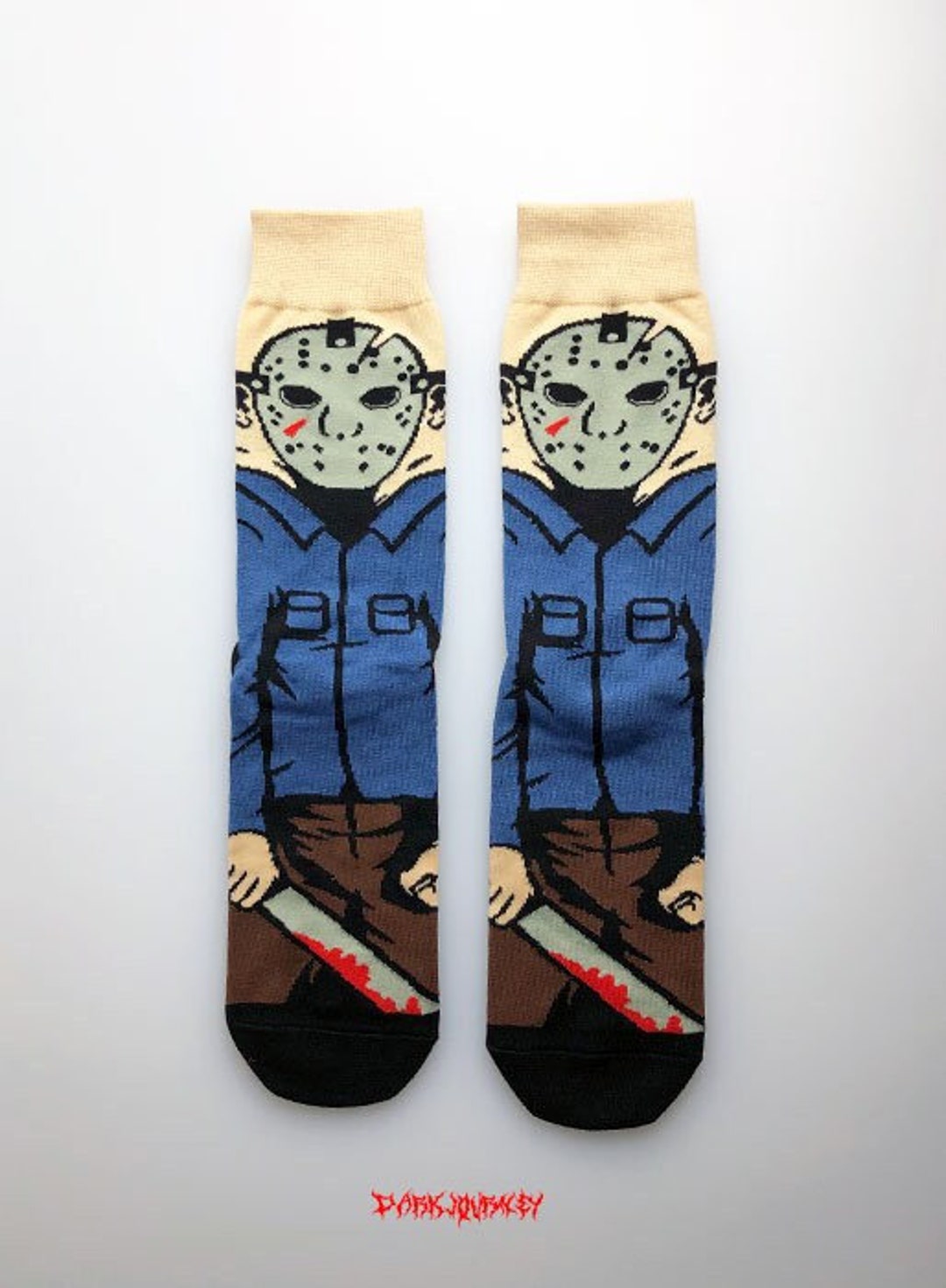 Jason Voorhees Horror Socks - Etsy