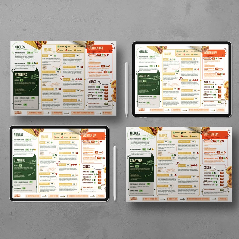Editable Mexican Food Menu Template for Canva Vibrant and Delicious for ...