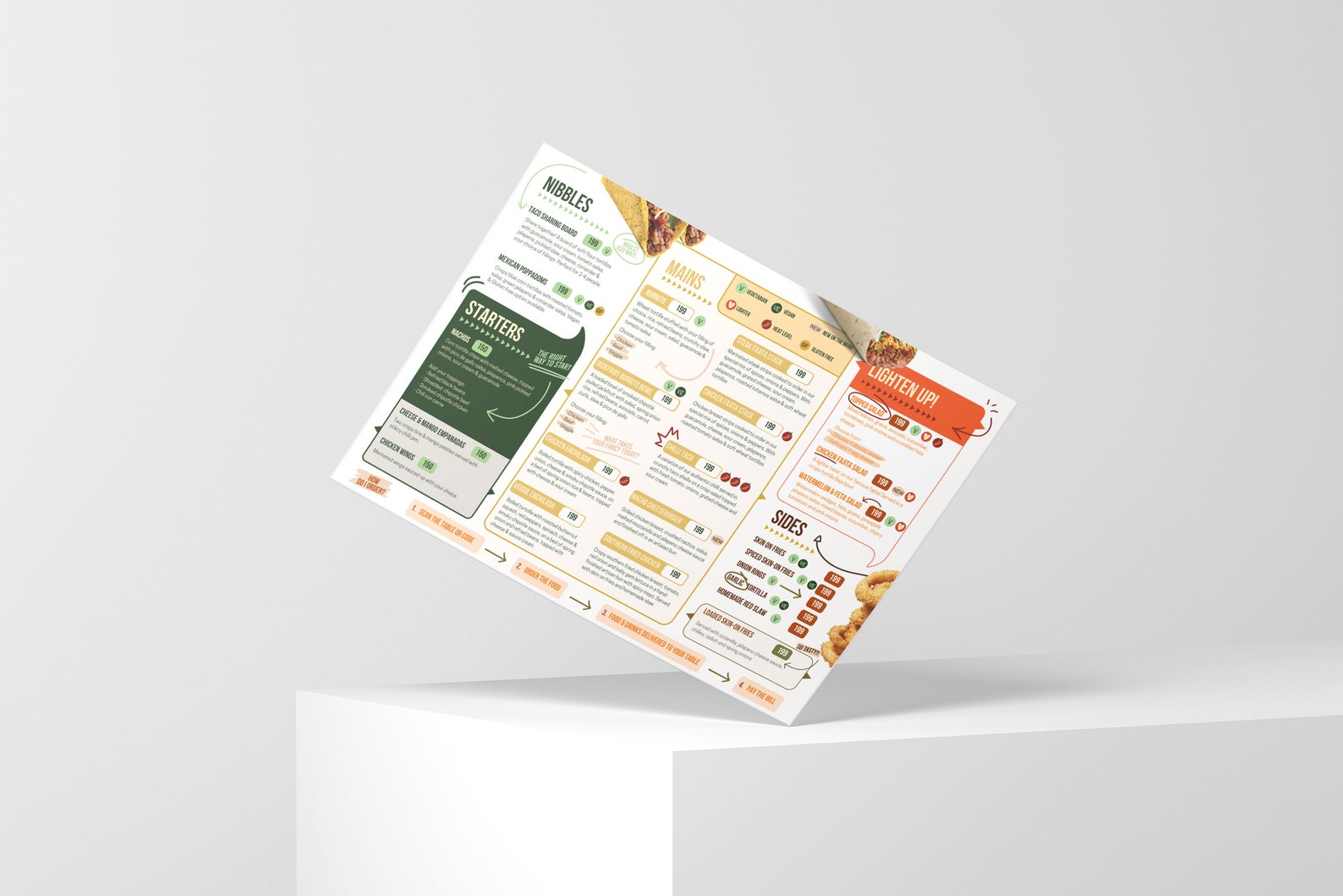 Editable Mexican Food Menu Template for Canva Vibrant and Delicious for ...