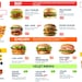 Burger and Fries Food Menu Editable Canva for Restaurant Desserts, Food ...