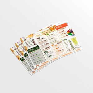 Editable Asian Filipino Food Menu Template for Canva Vibrant and ...