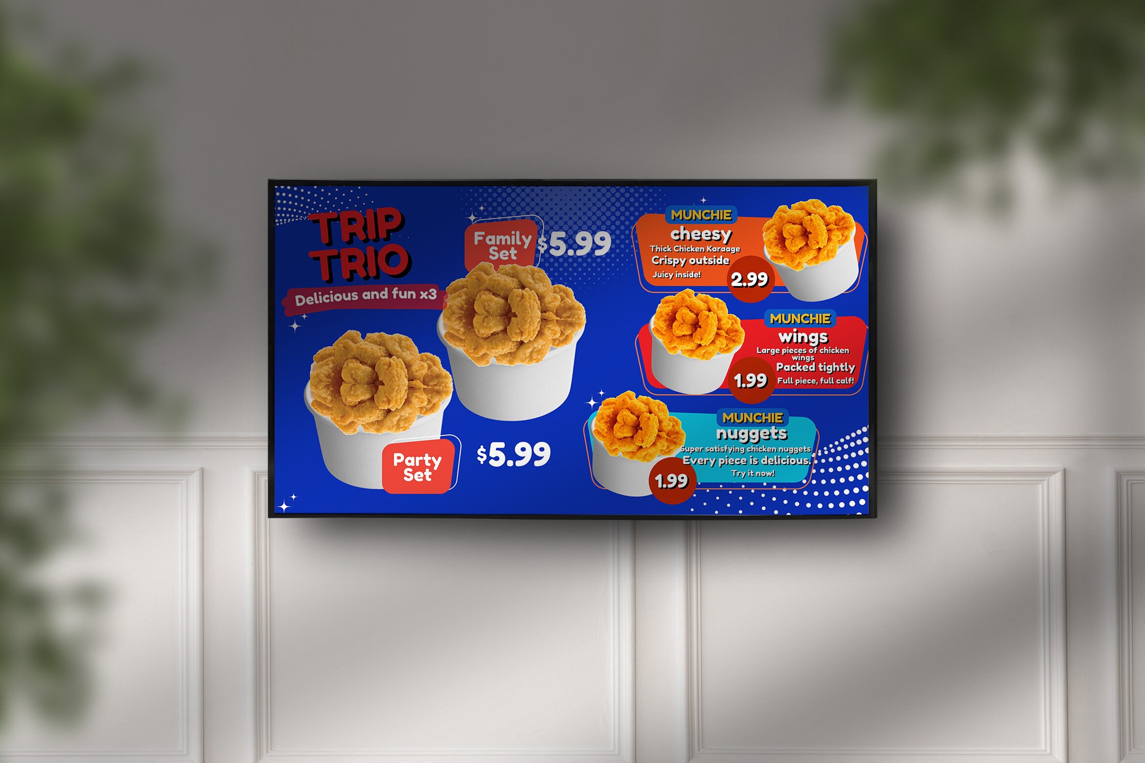 Restaurant Kiosk Menu Bundle Printable A4 A3 Restaurant Menu + Digital ...
