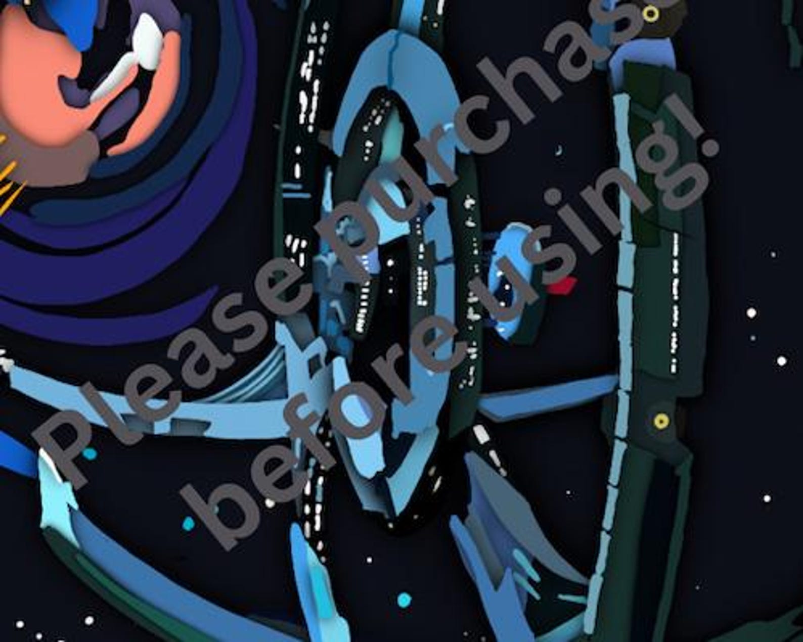 Star Trek Deep Space Nine Poster Cut Paper DIGITAL Art Print - Etsy