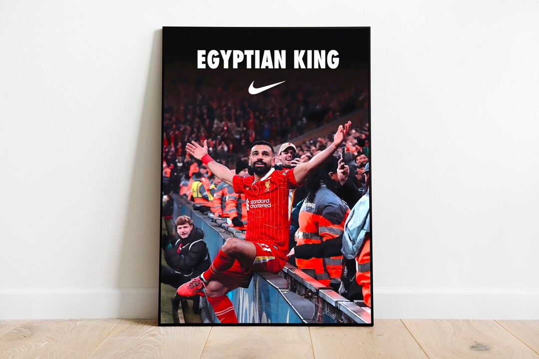 Iconic Mo Salah Celebration Football Poster | Mohamed Salah Prints ...