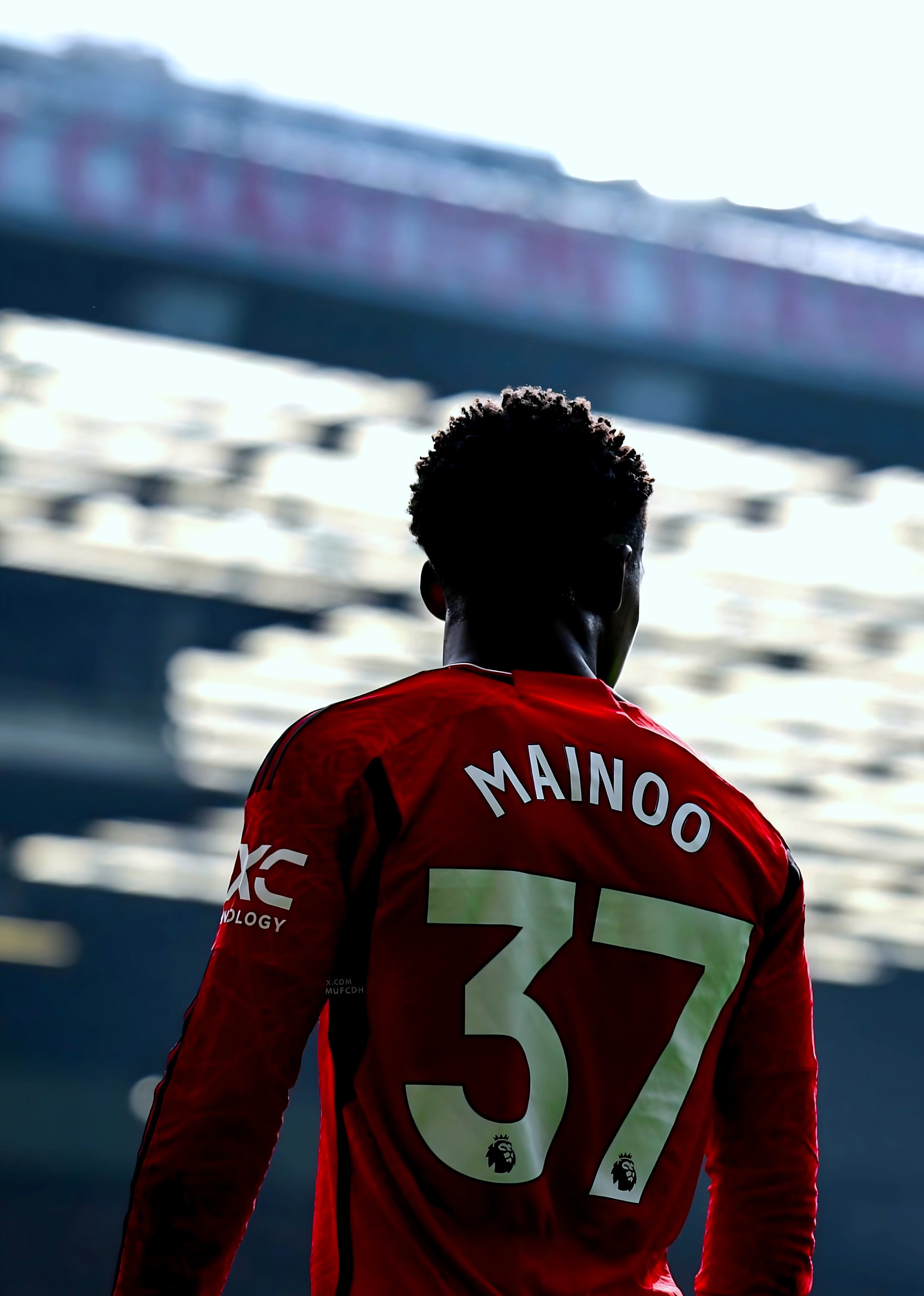 Digital Kobbie Mainoo Manchester United Football Poster | Man United ...