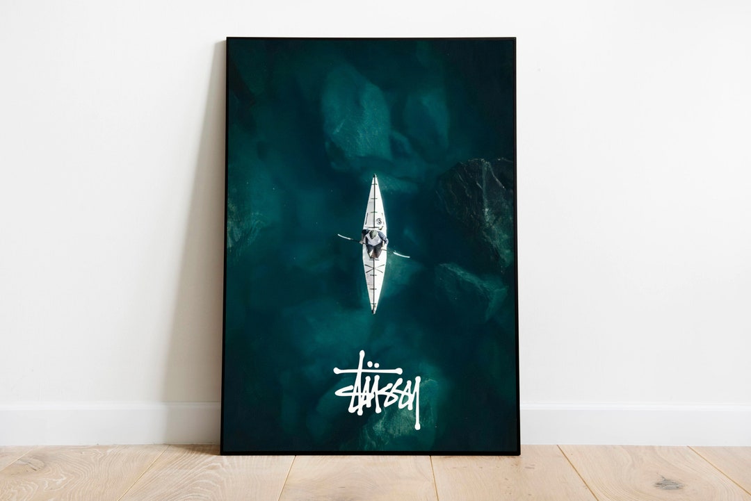 Stussy Magazine Cover Poster for Bedroom, Explore Fashion Poster Gift ...