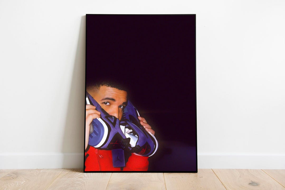 Drake X Nike Fashion Poster | Nike Streetwear Prints | A4 | A3 | A2 ...