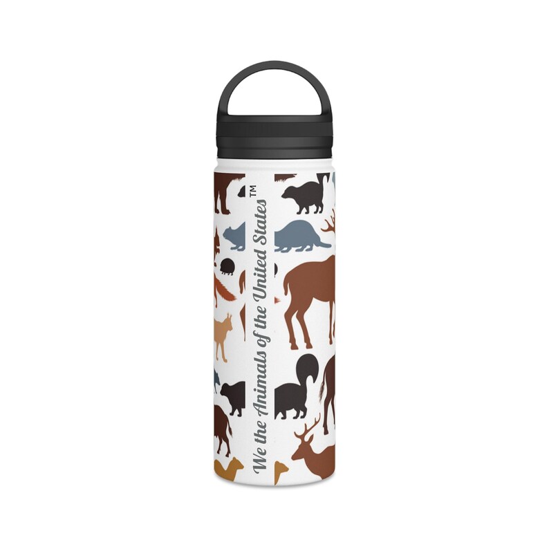 Animals of the United States, Stainless Steel Water Bottle (18 Oz) - Etsy