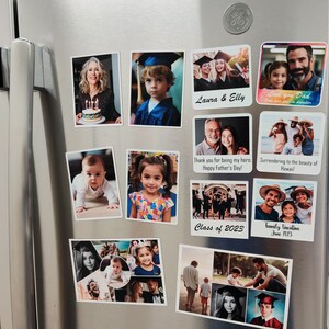 Photo Magnets Multiple Sizes: 3x3, 4x3 4x6, 5x7 With Text Option - Etsy