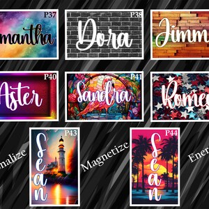 Personalized Locker Name Magnets Friends Gift Back to School Magnet ...