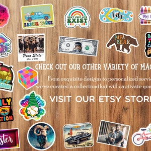 Photo Magnets Multiple Sizes: 3x3, 4x3 4x6, 5x7 With Text Option - Etsy