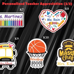 Teacher Appreciation Magnet - Personalized, Teacher Magnets, Teacher ...