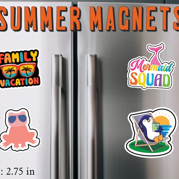 Summer Magnets - Etsy