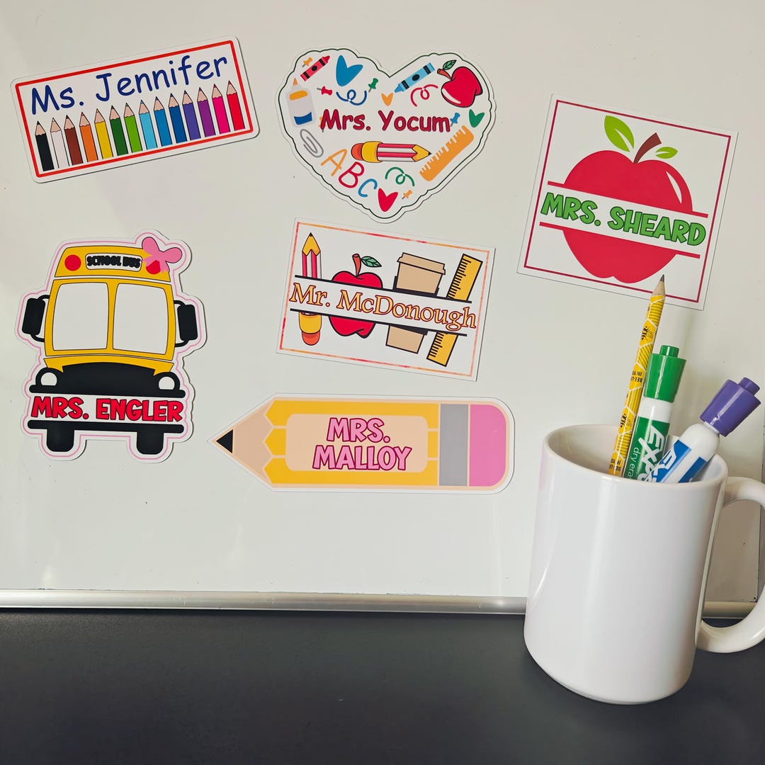 Teacher Appreciation Magnet - Personalized, Teacher Magnets, Teacher ...