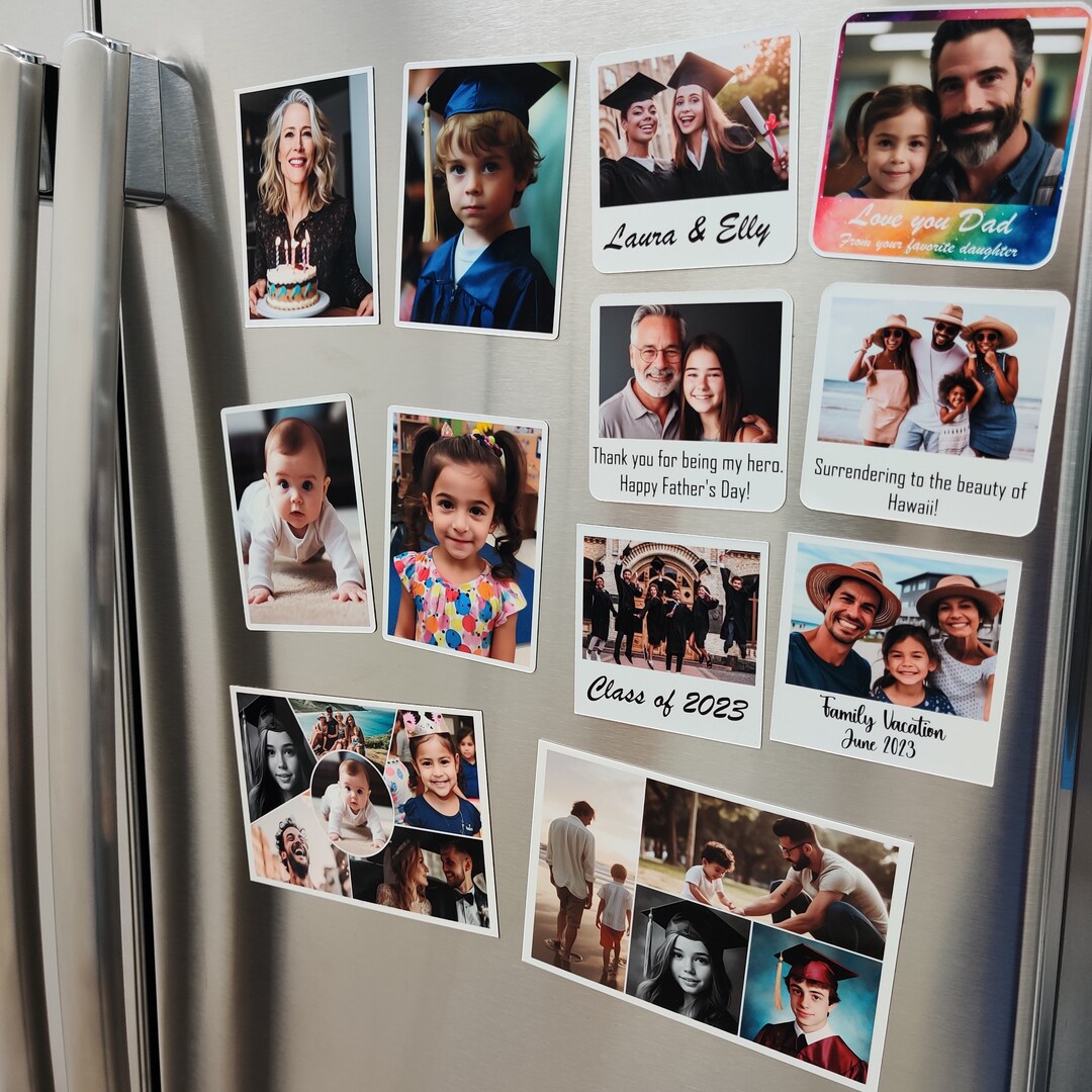 Personalized Photo Magnets, Vacation Keepsake, Graduation Gifts - Etsy