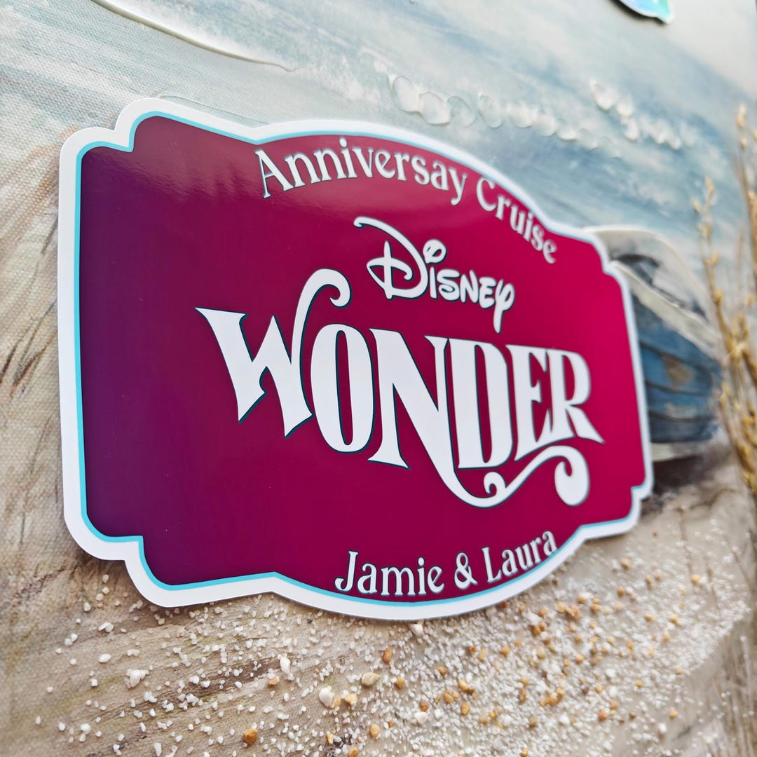 Personalized Disney Cruise Door Magnets | Family Name Sign - Etsy