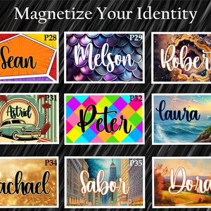 Personalized Locker Name Magnets Friends Gift Back to School Magnet ...