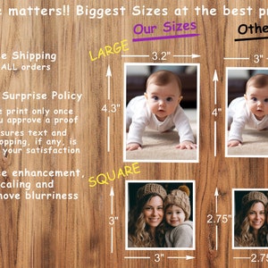 Photo Magnets - Multiple Sizes: 3x3, 4x3 4x6, 5x7 With Text Option - Etsy