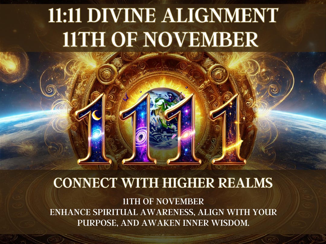 11:11 Divine Alignment – Connect With Higher Realms Enhance Spiritual ...