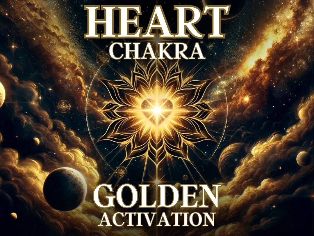 Heart Chakra Golden Activation: Divine Love & Healing - Etsy