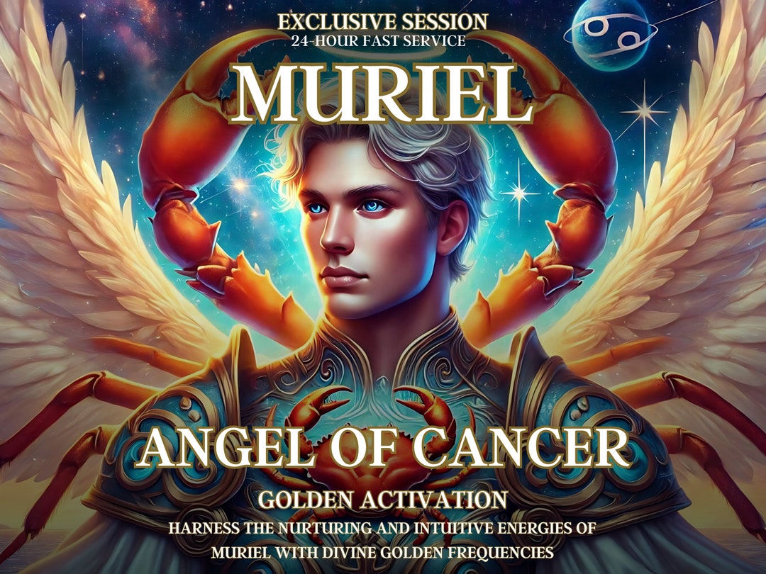 Muriel, Angel of Cancer: Golden Activation for Nurturing & Intuition - Etsy