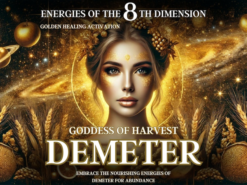 Gaia, Goddess of Earth Golden Healing Activation Ground Yourself With ...