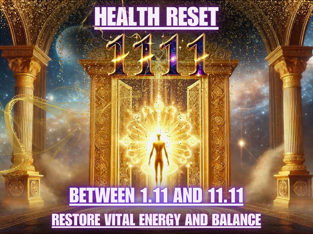 1111 Health Reset – Restore Vital Energy and Balance - Etsy