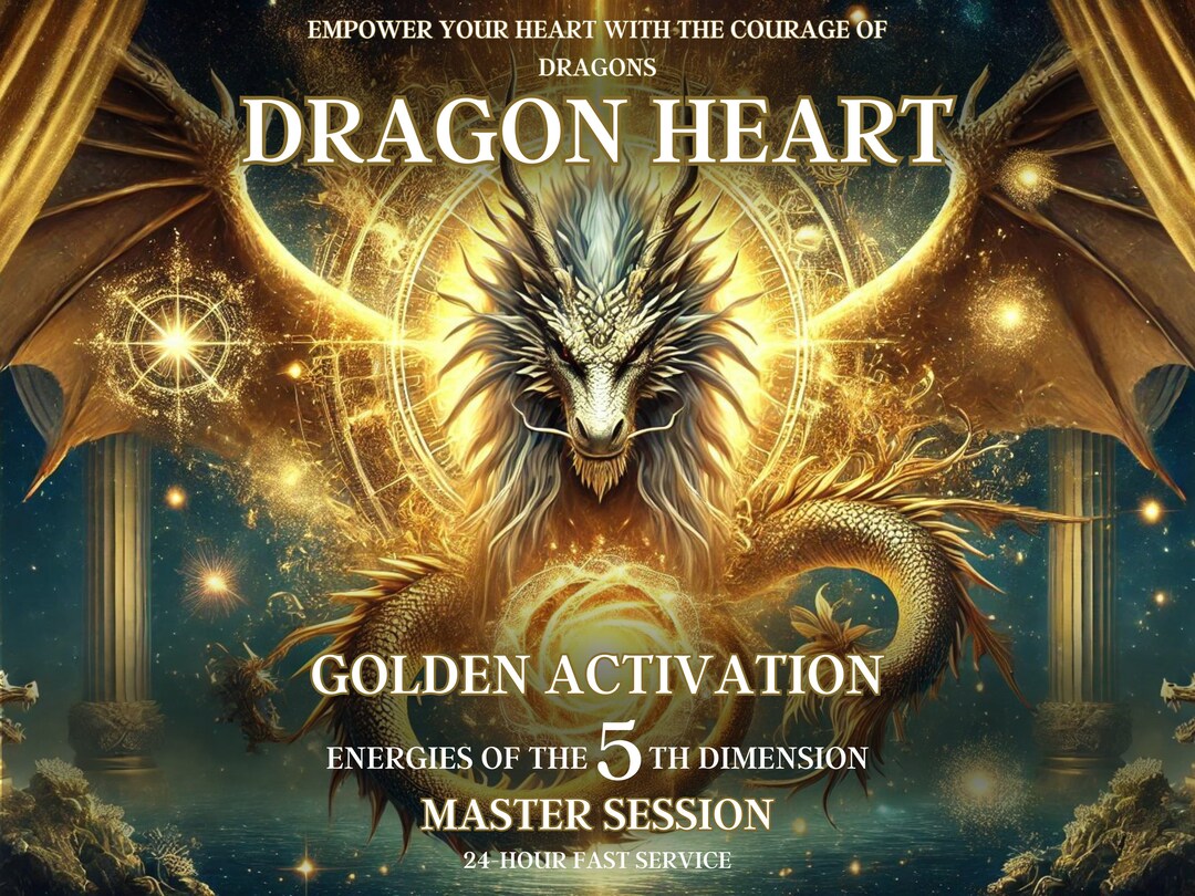 Dragon Heart Golden Activation - Etsy
