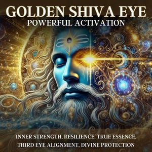 Golden Shiva Eye Activation: Third Eye Alignment, Inner Strength - Etsy