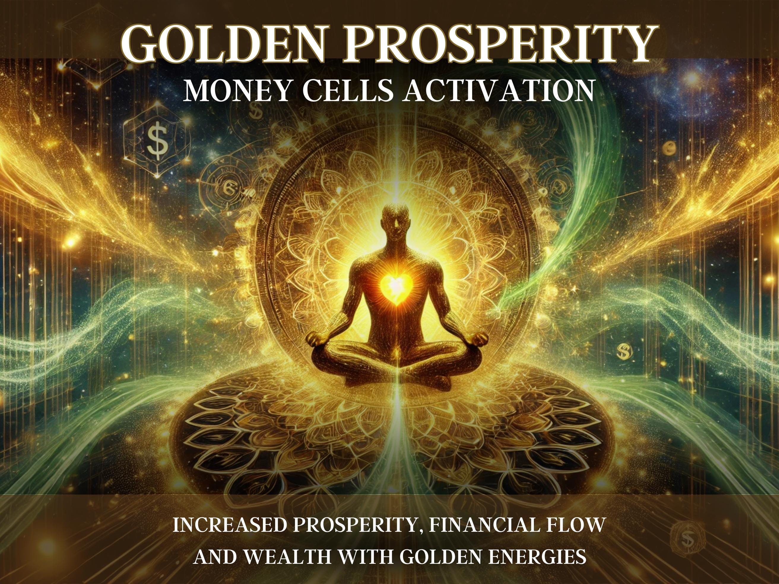 Golden Prosperity Money Cells Activation: Financial Flow & Wealth - Etsy