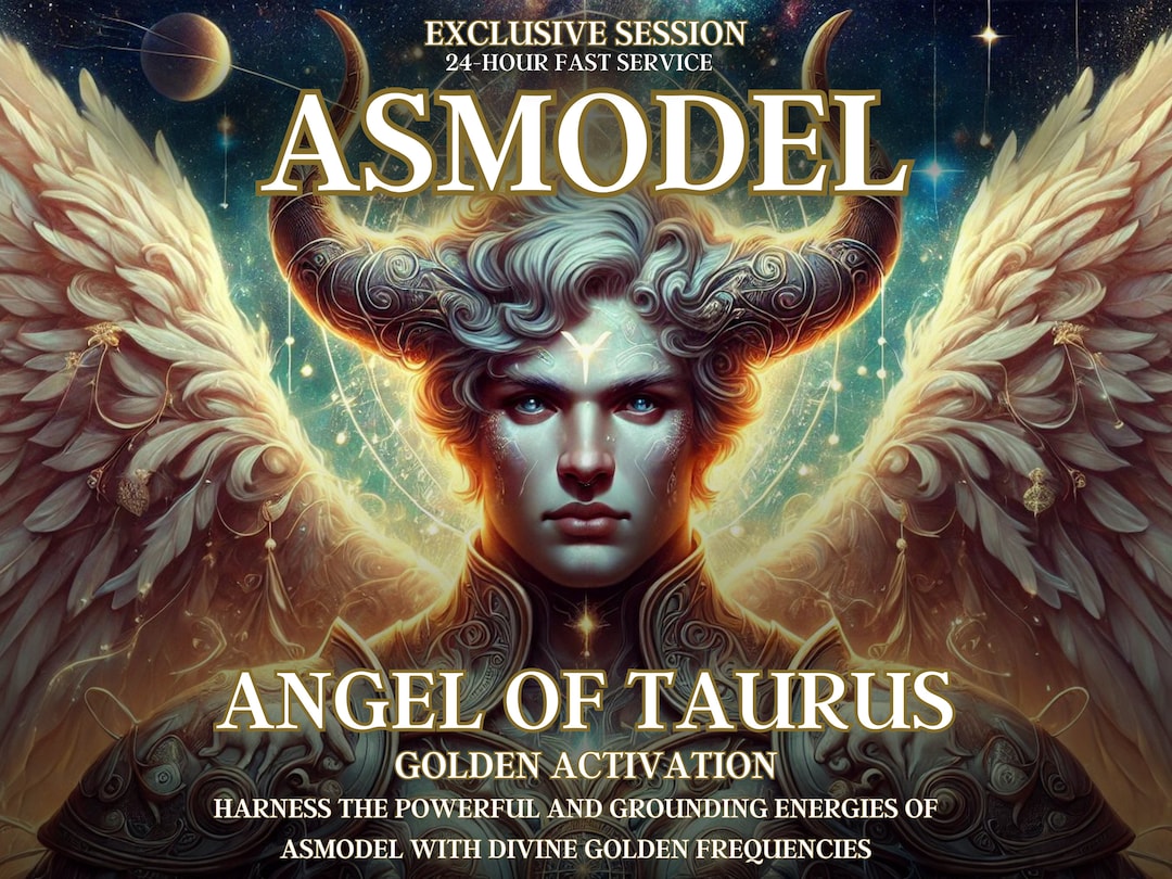 Asmodel, Angel of Taurus Golden Activation: Grounding Energies - Etsy
