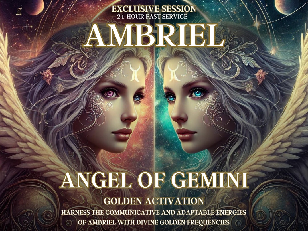 Ambriel, Angel of Gemini Golden Activation Harness the Communicative ...