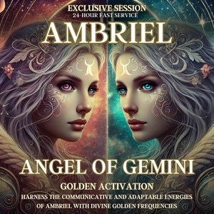 Ambriel, Angel of Gemini Golden Activation Harness the Communicative ...