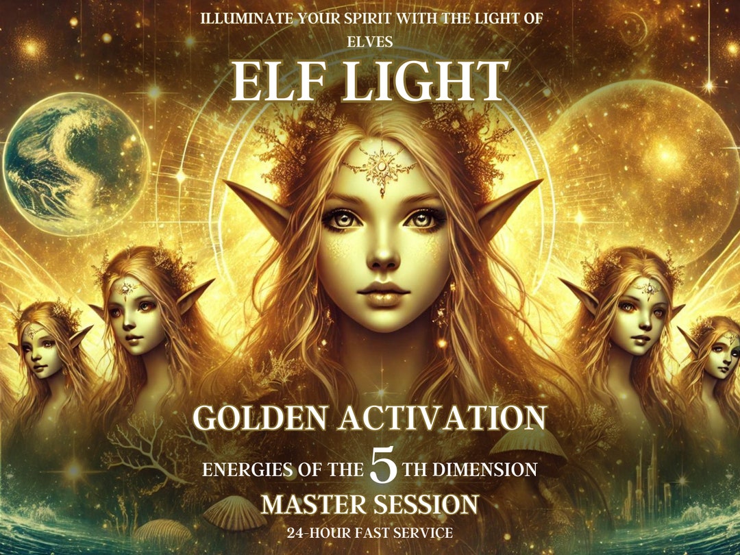 Buy Elf Light Golden Activation Illuminate Your Spirit With the Light ...