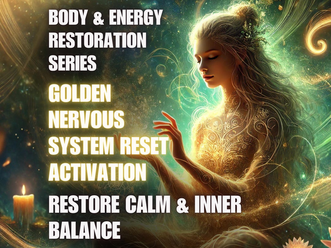 Golden Nervous System Reset Activation – Restore Calm Inner Balance ...