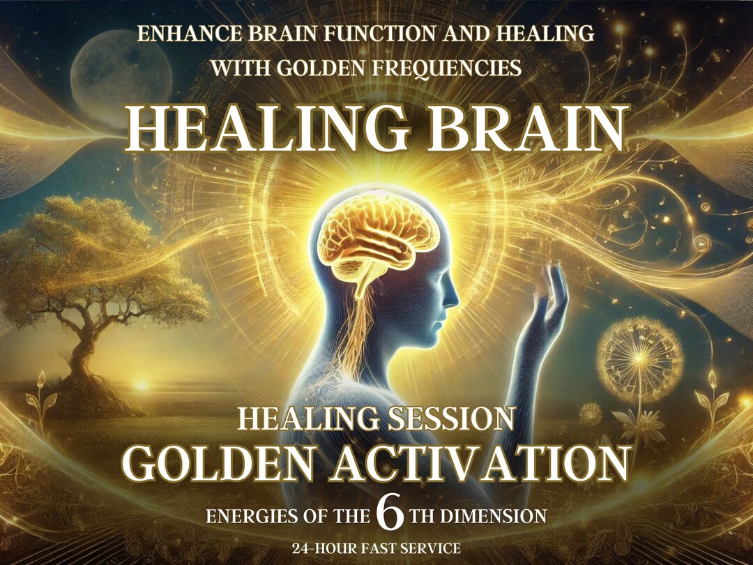 Brain Healing Golden Activation: Enhance Brain Function - Etsy