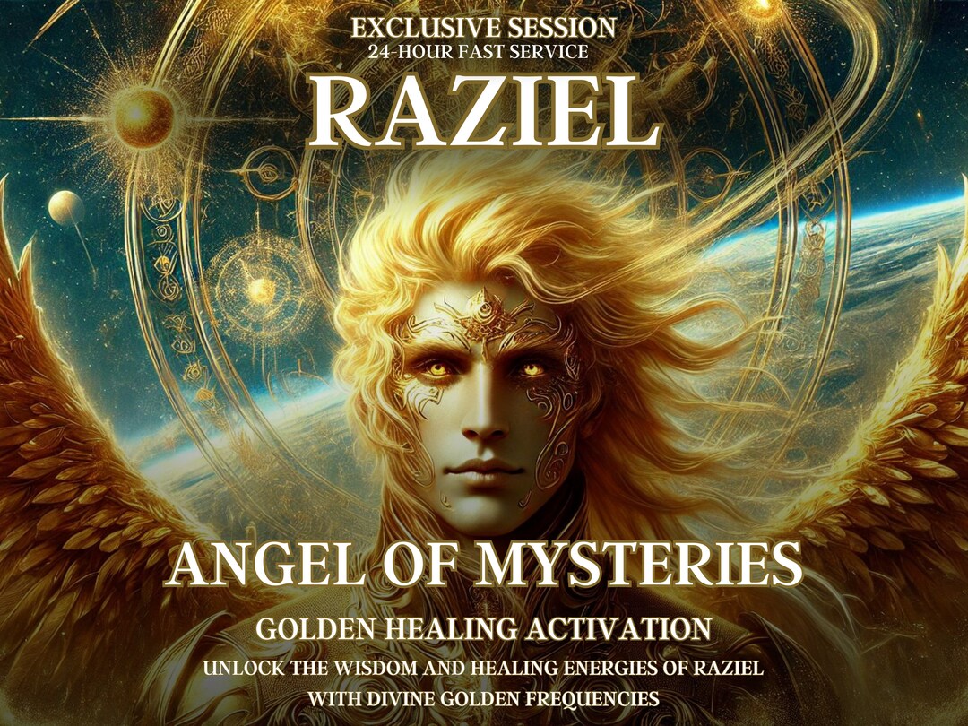 Raziel, Angel of Mysteries: Golden Healing Activation - Etsy