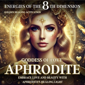 Aphrodite Goddess of Love Golden Healing Activation - Etsy