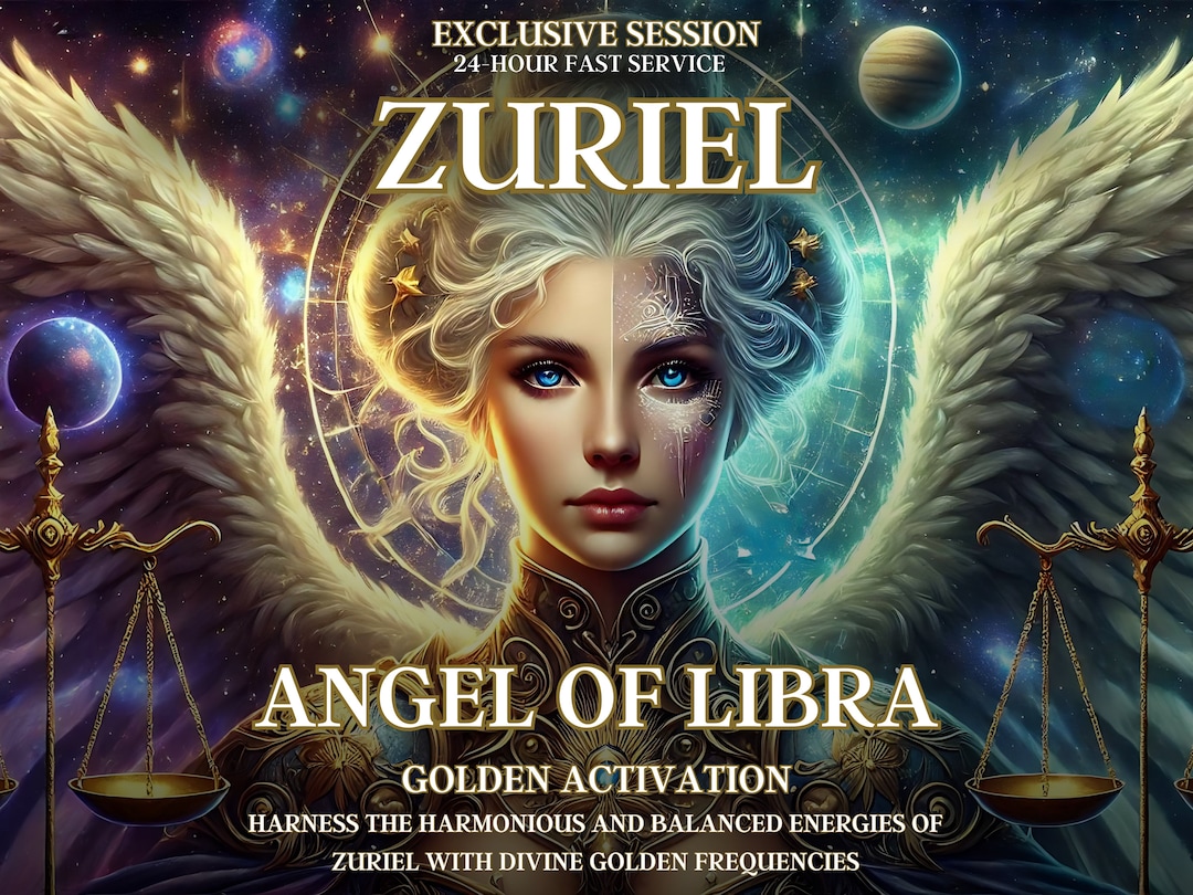 Zuriel, Angel of Libra: Golden Activation for Harmony - Etsy